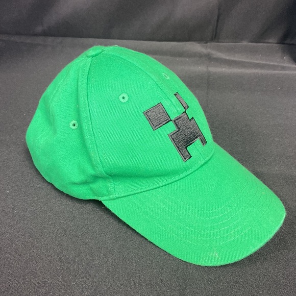 Minecraft | Accessories | Jinx Childrens Minecraft Creeper Baseball Hat ...